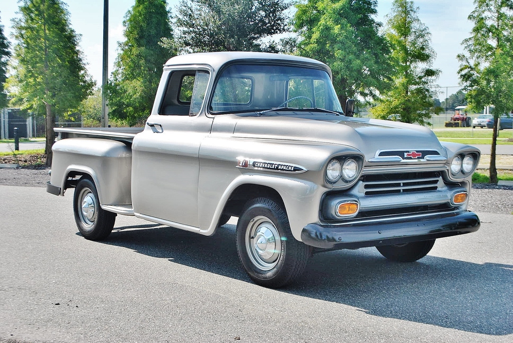 All American Classic Cars: 1959 Chevrolet Apache Stepside Pickup Truck