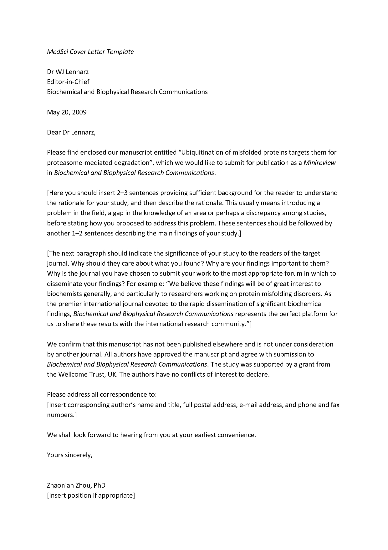Manuscript Cover Letter Template Resume Letter manuscript-cover-letter-template-resume-letter