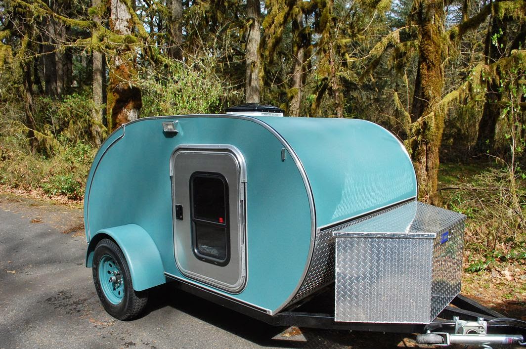 Tiny Yellow Teardrop: Featured Teardrop: Teardrops Northwest