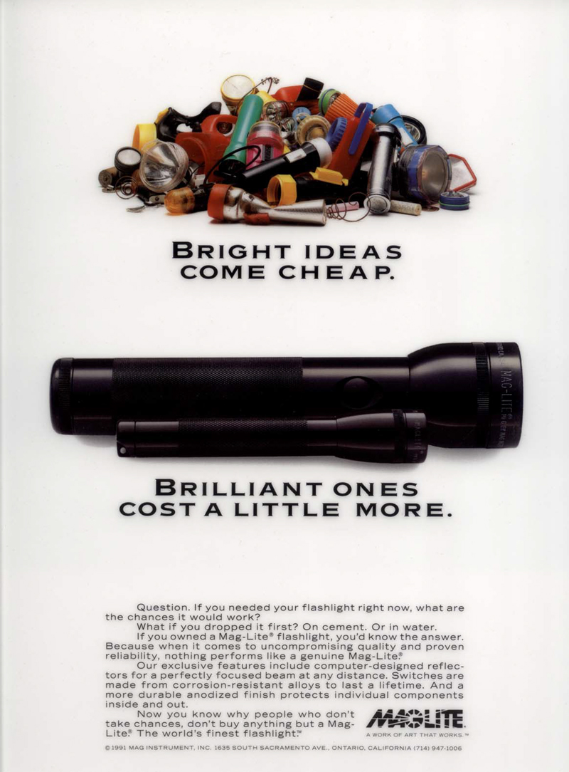 Maglite: More than a Cop light: Advertisements