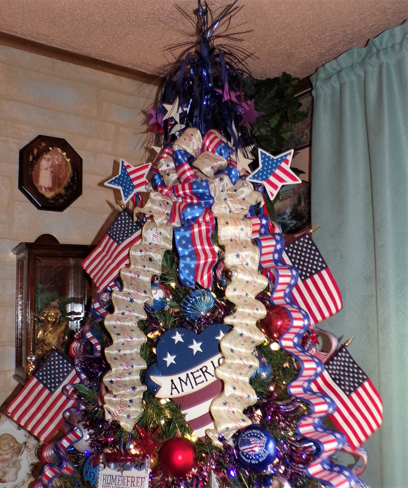 DEBBIE-DABBLE BLOG: Summer Patriotic Tree, 2020