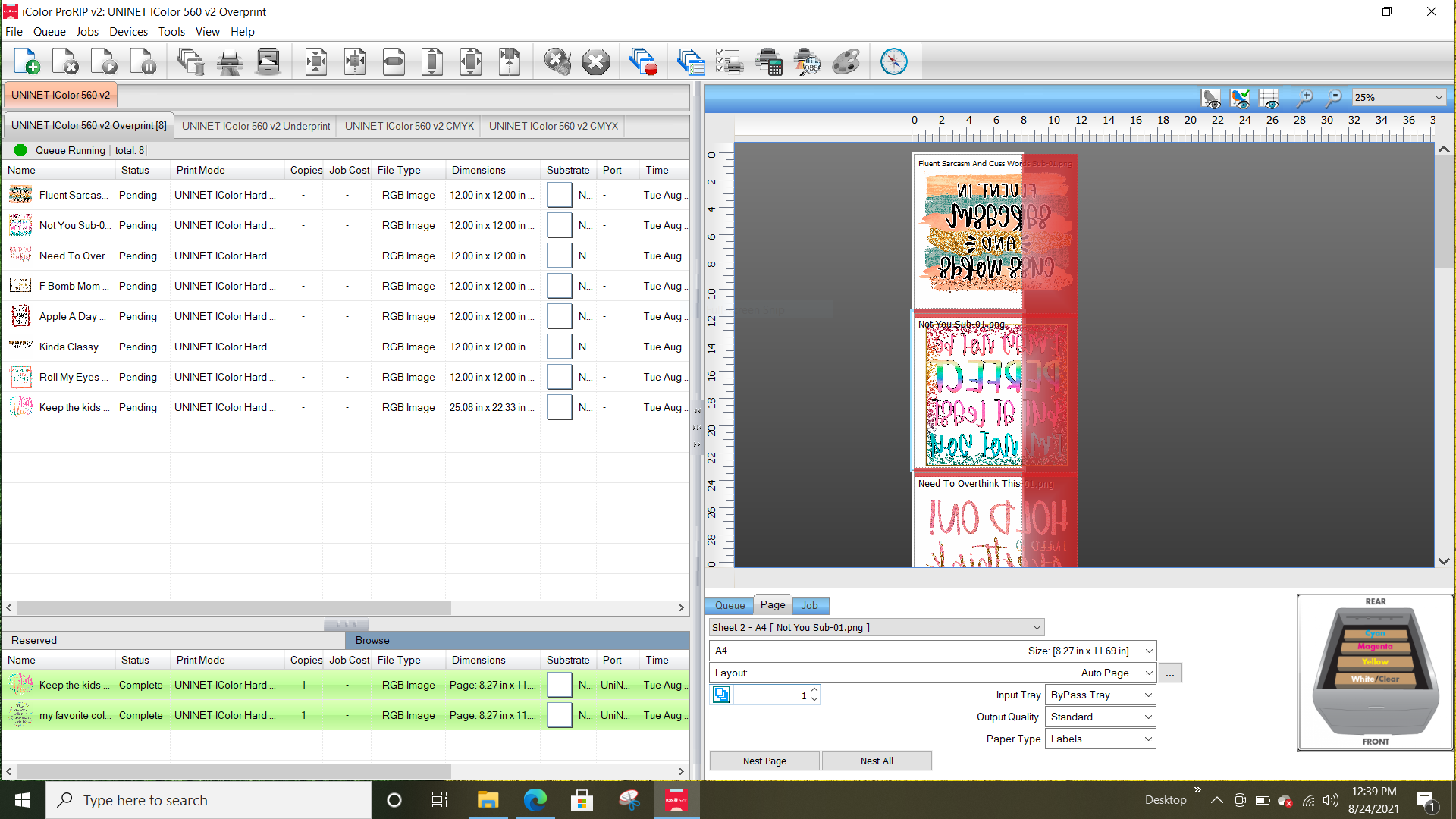 iColor ProRip Tutorial: How to Print Multiple Designs on a Single Sheet ...