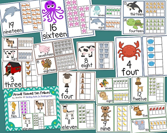 Herding Kats in Kindergarten: Fun Finds, Plus Ten Frames and Sight Words!