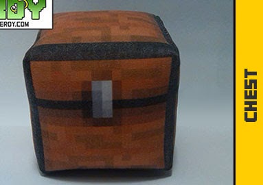 CraftingNerdy: Plush Minecraft Inspired Chest