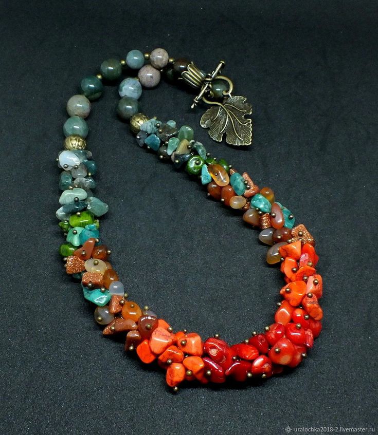 Cluster beads necklace designs