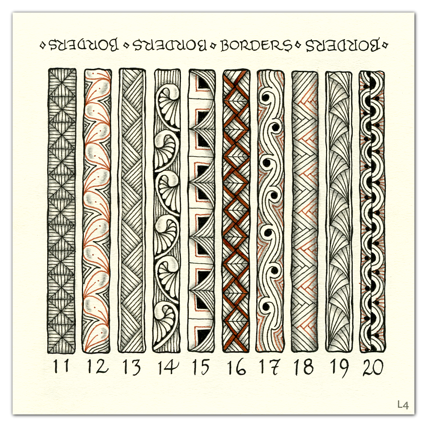 Time for Tangling: Zentangle® Project Pack No. 10: Zentangle Legend - Day 6