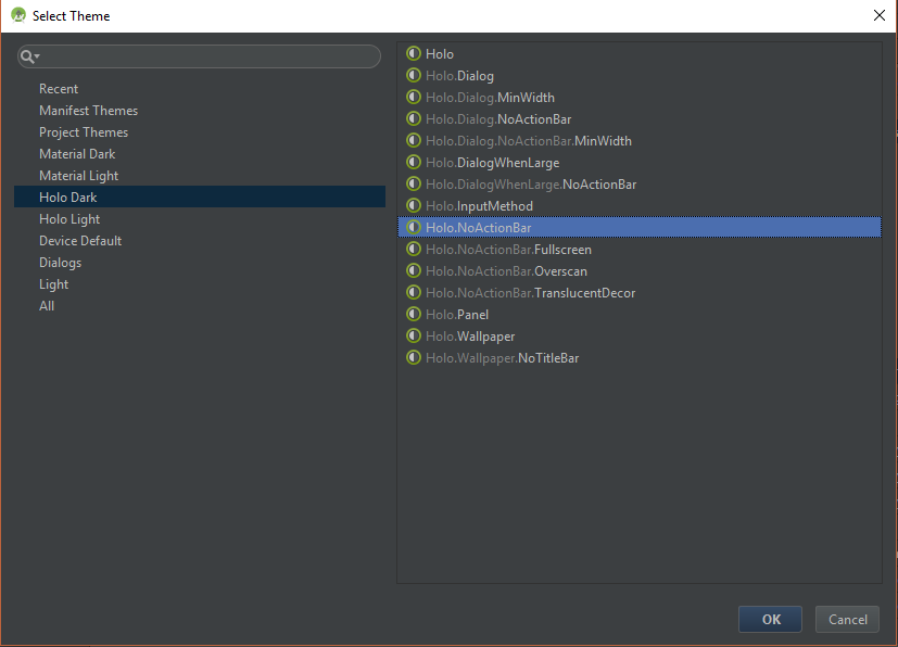 Android App Theme Change (Android Studio)