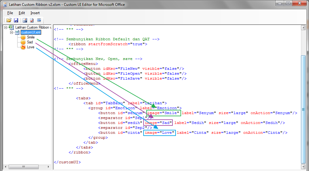 Cara Membuat imageMso dengan gambar sendiri - Rumus Excel