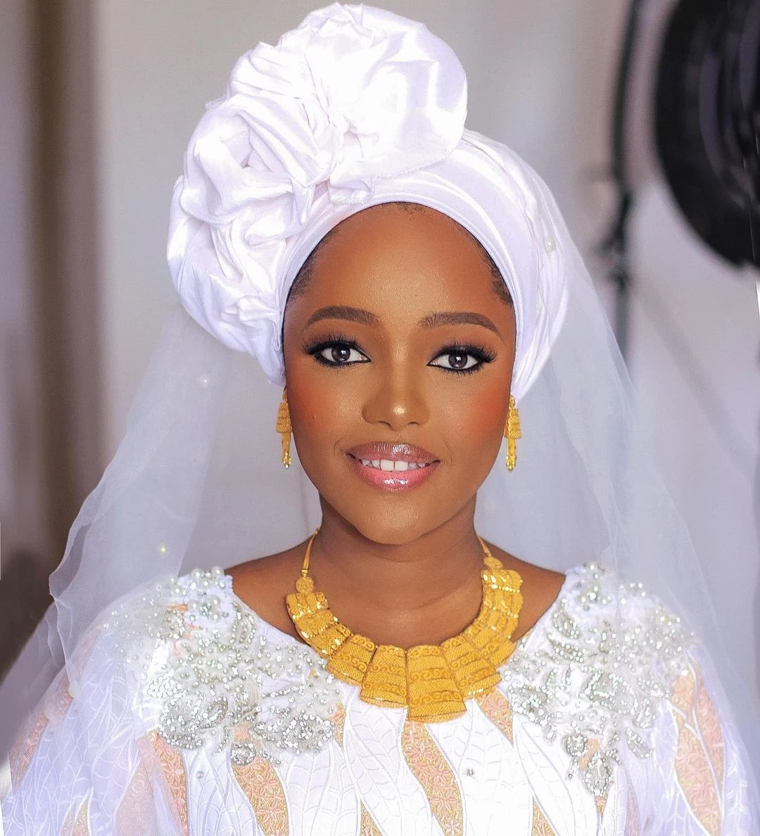 53 Latest bridal gele and makeup ideas for 2021 | Melody Jacob