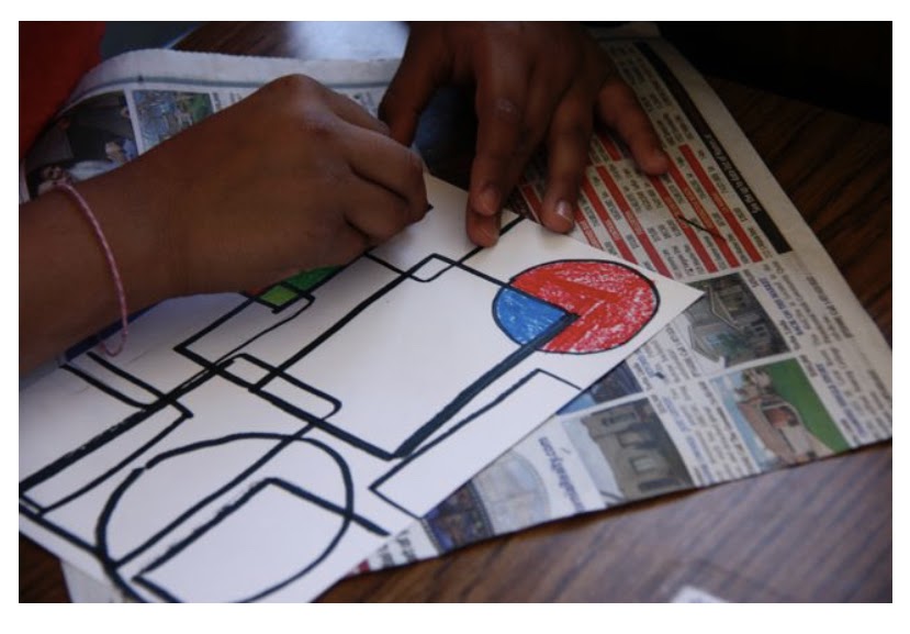 Art Sub Lessons: Kindergarten Art Sub Plans | Shape and Mondrian