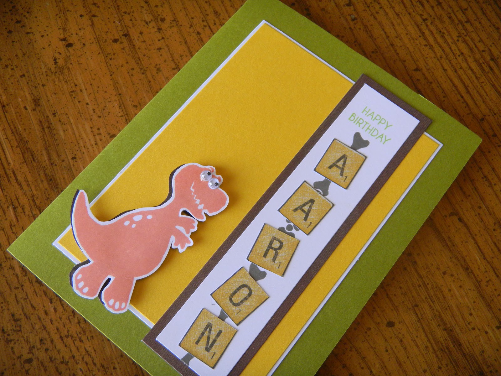 HeatherJaneDesign: Roar! Dinosaur Birthday Cards!