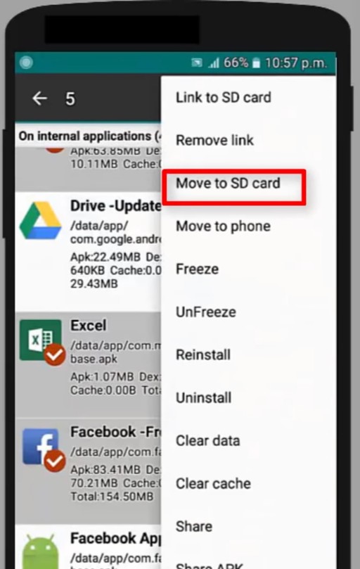 How to increase internal storage on android-2019