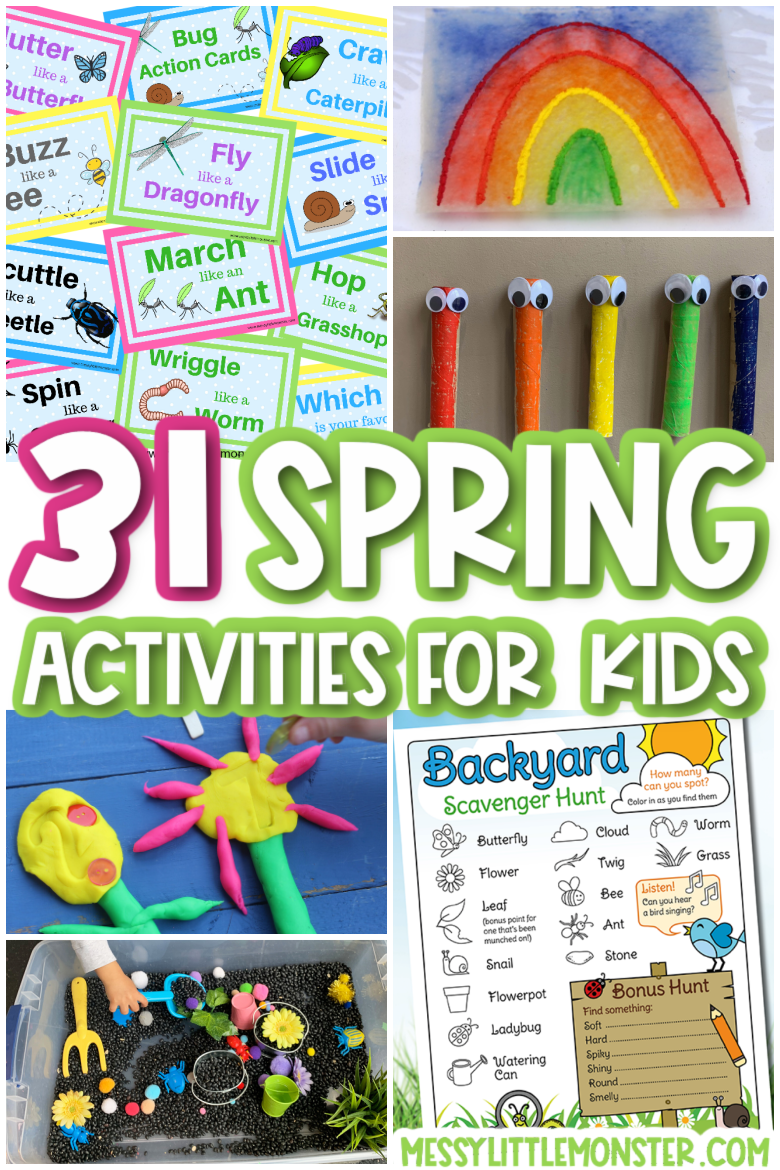 Spring Activities for Kids - Messy Little Monster