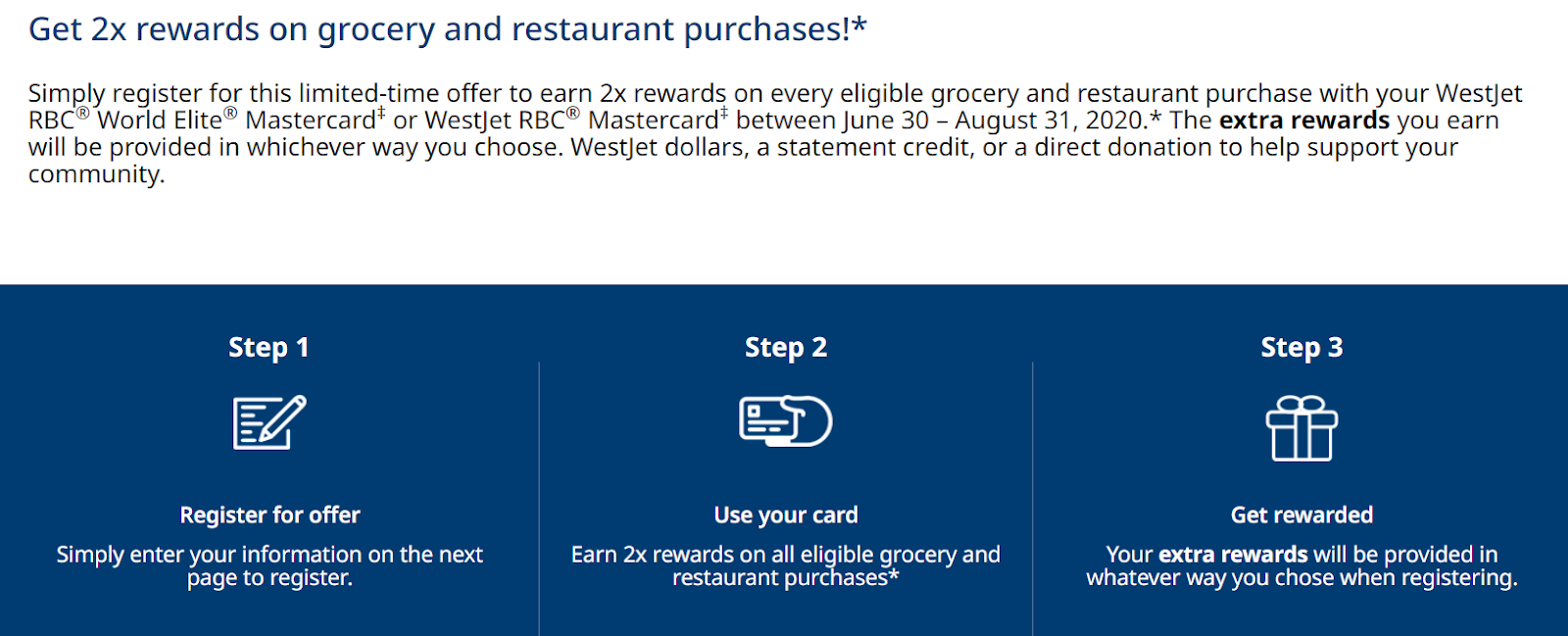 RBC WestJet WEMC Get 2X Rewards On Grocery And Restaurant rbc-westjet-wemc-get-2x-rewards-on-grocery-and-restaurant
