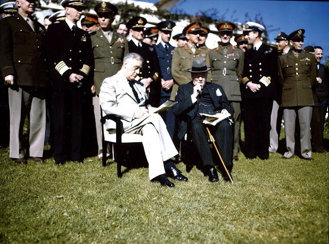 World War II in Color: Casablanca Conference (1943)