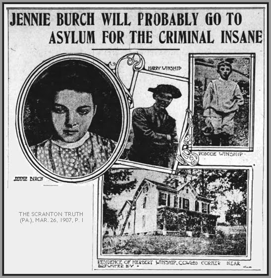 Unknown Gender History: Jennie Burch, 14-Year-Old Murderess – Carmel ...
