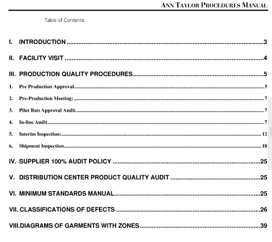 Quality Manuals, Quality Procedures and Quality Standards of Top ...