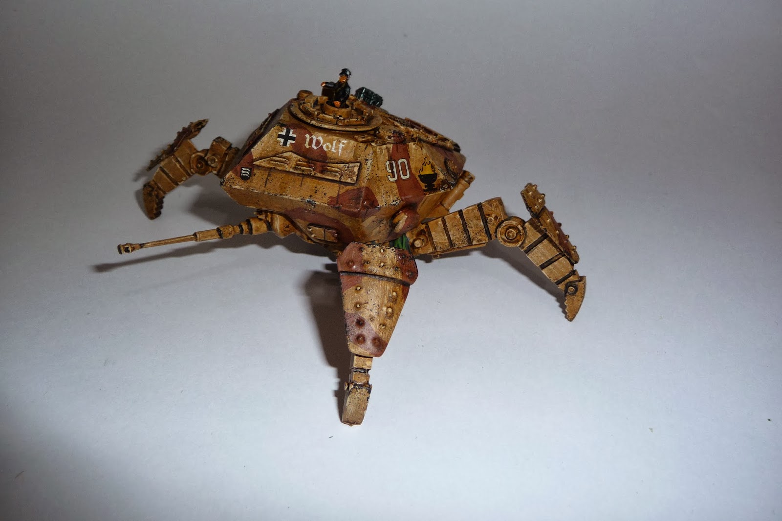 DROPSHIP HORIZON: Titanium Dropship - Wolf German heavy mech 1947