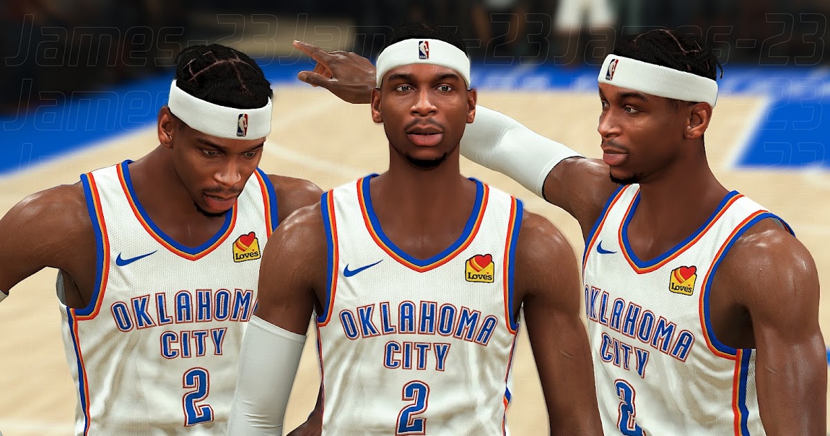 NBA 2K21 Shai Gilgeous-Alexander Cyberface, Hair Update And Body Model ...