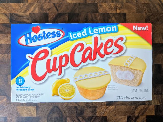 Review: Hostess - Iced Lemon Cupcakes