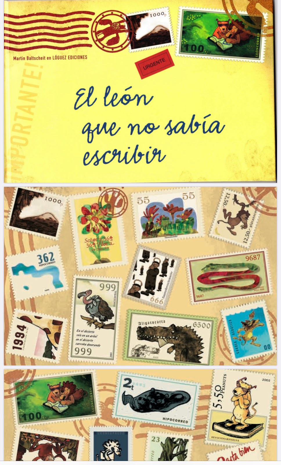 BibliotecaAlbamar: El león que no sabía escribir