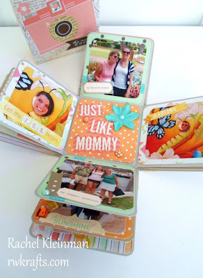 RWKrafts: How To Tuesday - Make an Exploding Scrapbook Box