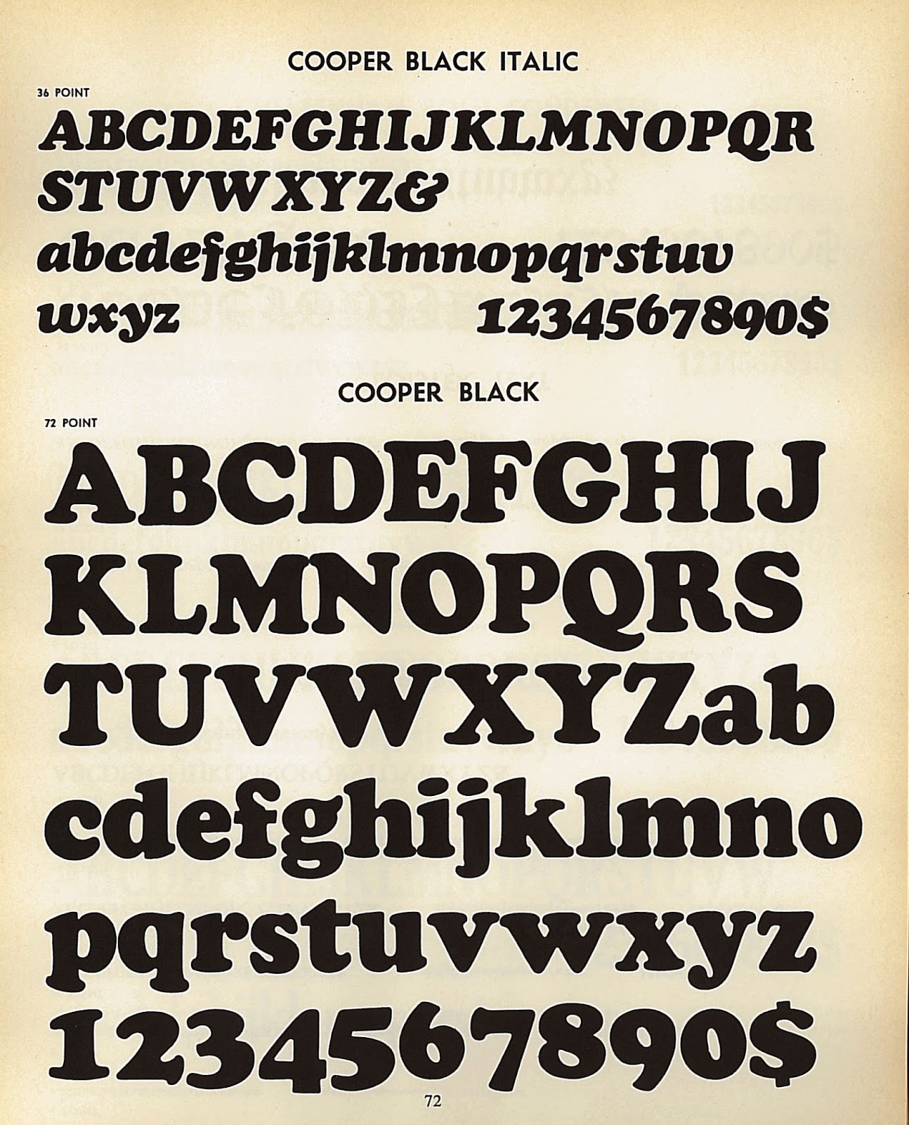 Cooper Black Italic Font