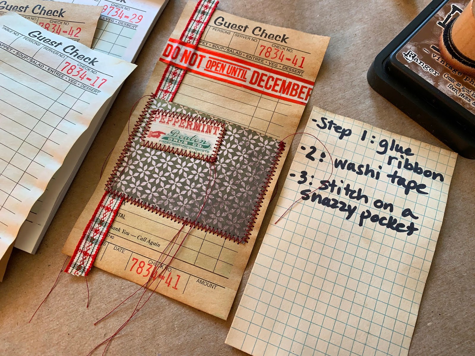 A Guest Check Tutorial ~ Mrs. Cog's Projects