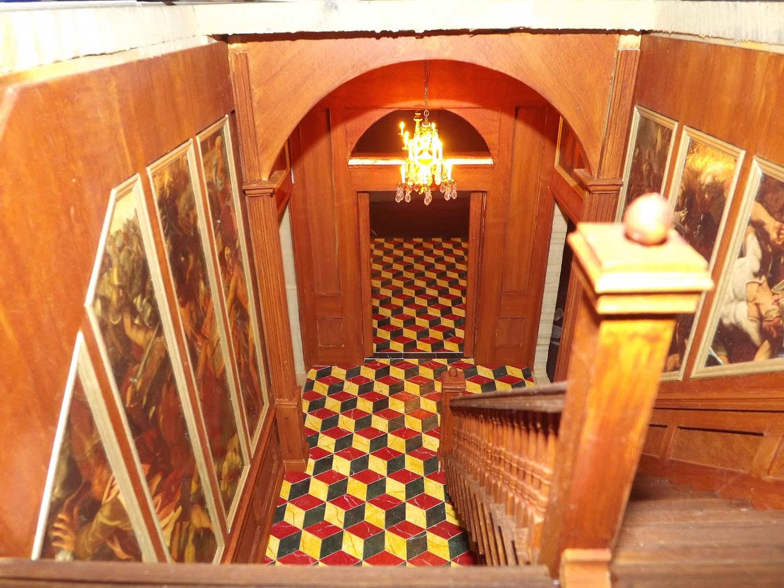 Late Victorian English Manor Dollhouse: 1/12 Miniature from Scratch ...