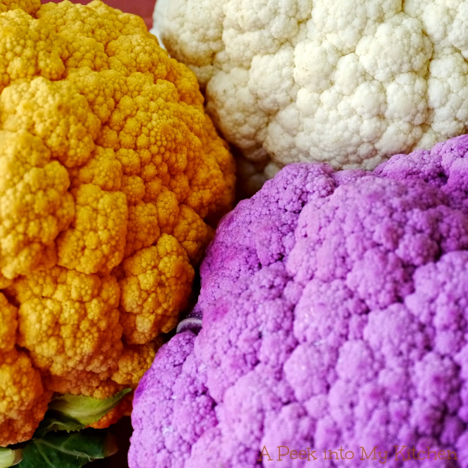 A Peek into My Kitchen: Macaroni and Cheese with Tricolor Cauliflower