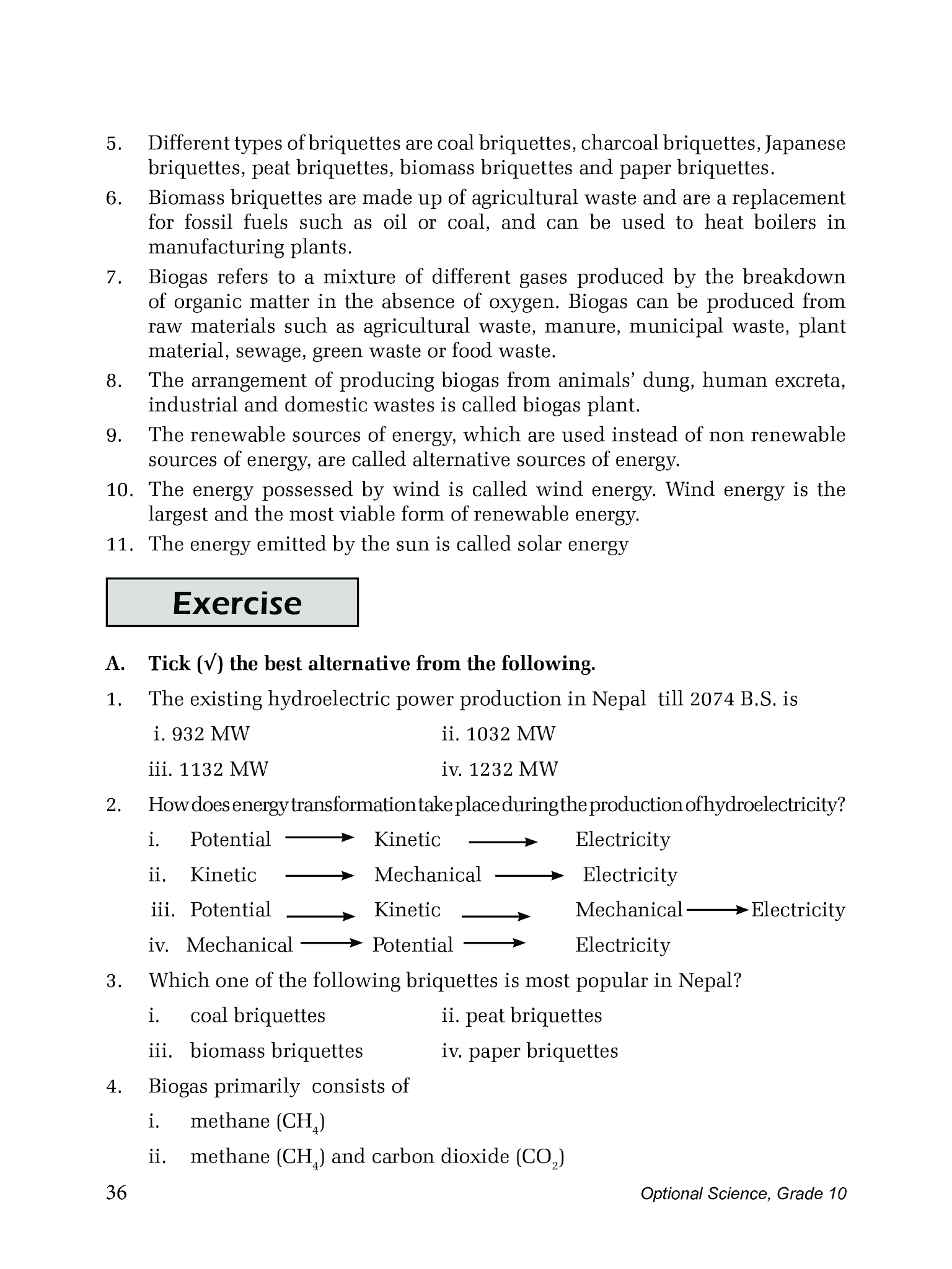 Optional-Science-Grade-10