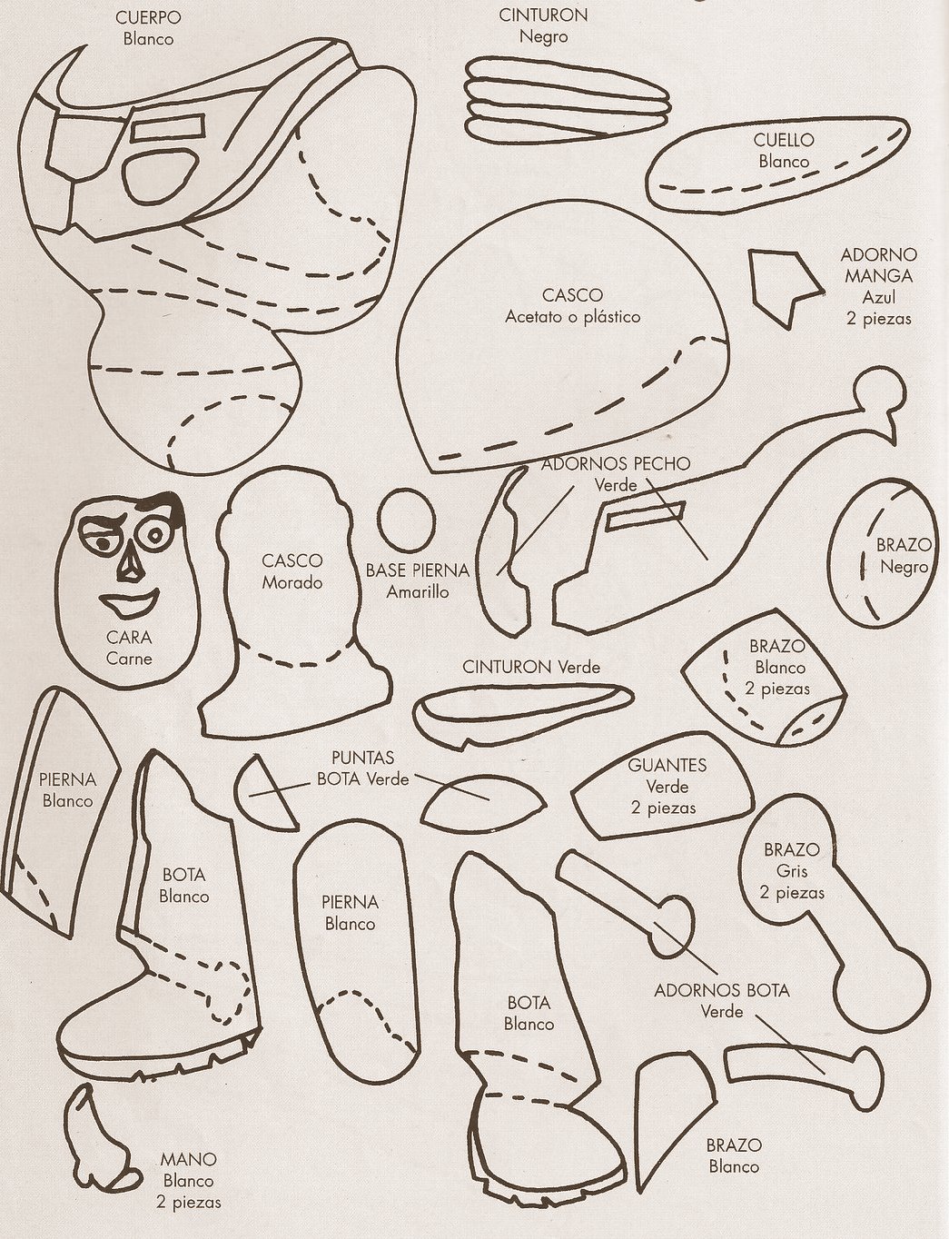 Moldes de Woody de Toy Story - Imagui