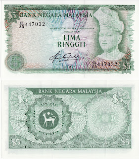 Randhawa's Bank Notes And Collectibles: Malaysia RM 5 - 4th Series 1981 ...