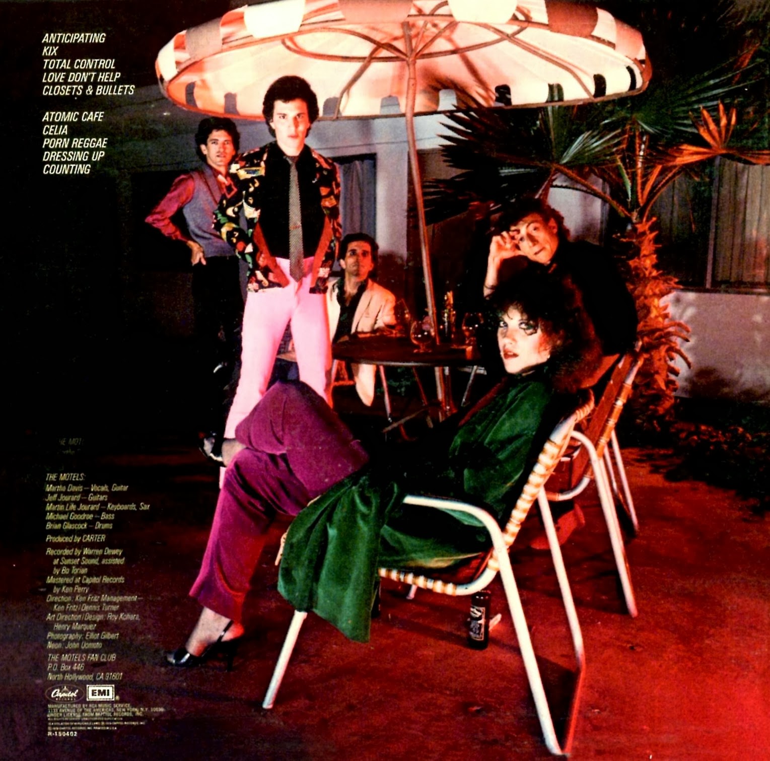 Lansure's Music Paraphernalia: THE MOTELS | MARTHA DAVIS | Press Kits ...