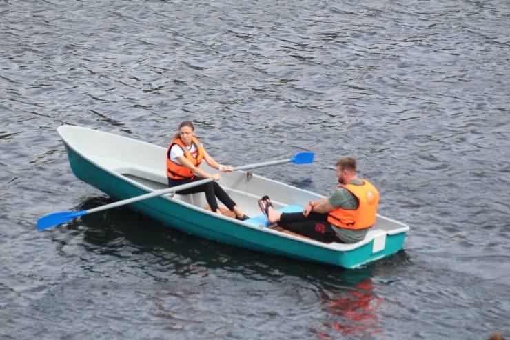 Knuckledraggin My Life Away : Row Row Row His Boat...