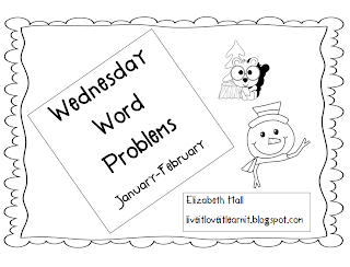 Wednesday Word Problem...freebie included! - Kickin' It In Kindergarten