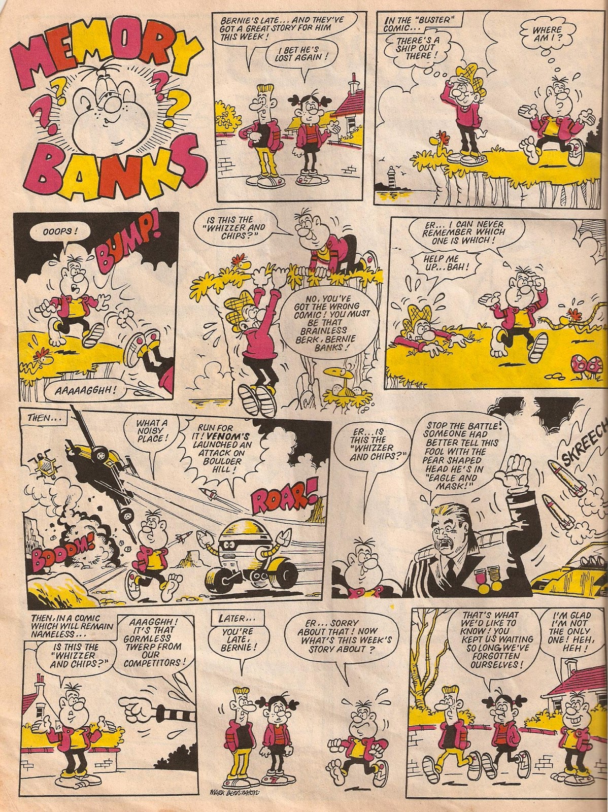 Wacky Comics!: Bernie in The Beano!