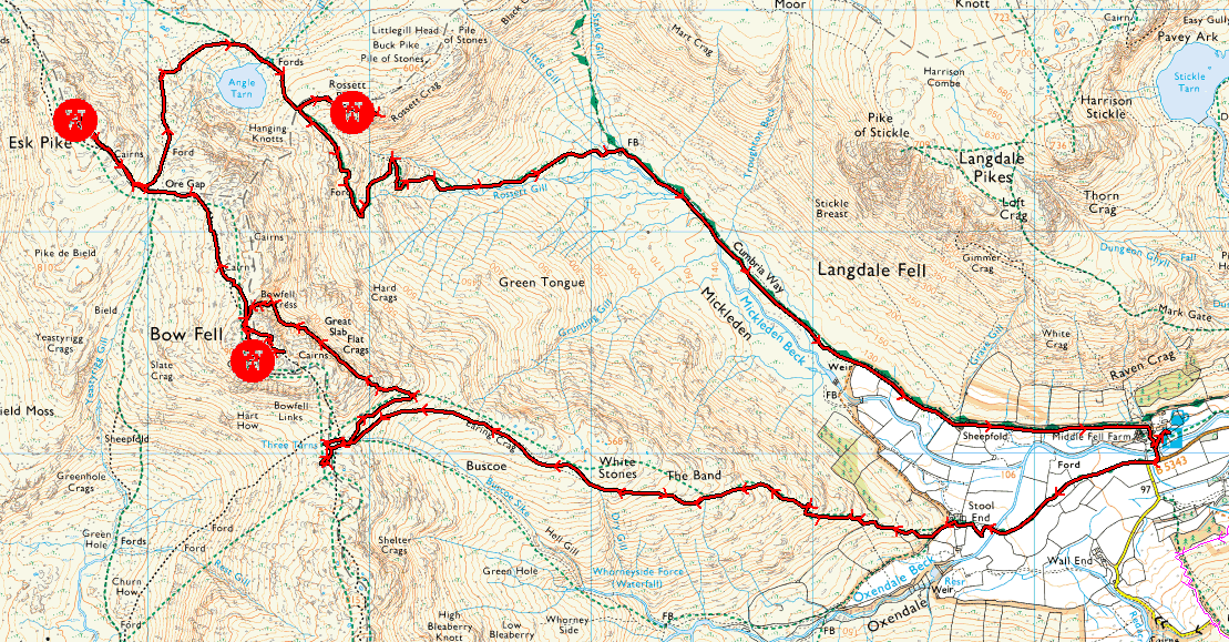 Oversharing: Bowfell, Esk Pike, Rossett Pike and infamy!