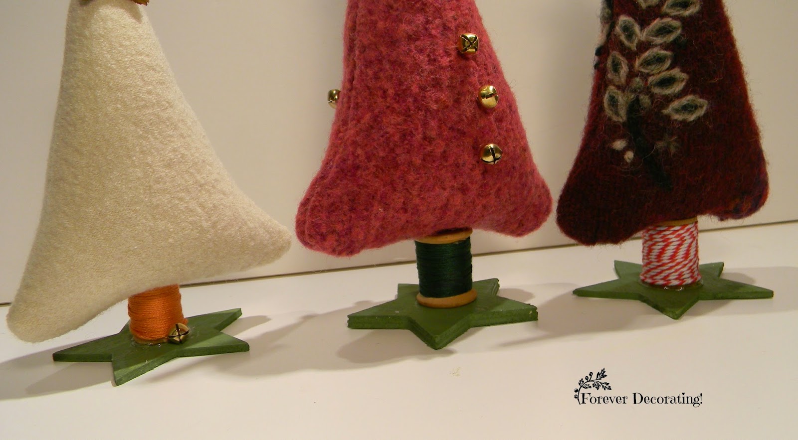 Forever Decorating!: The Cutest Wool Trees