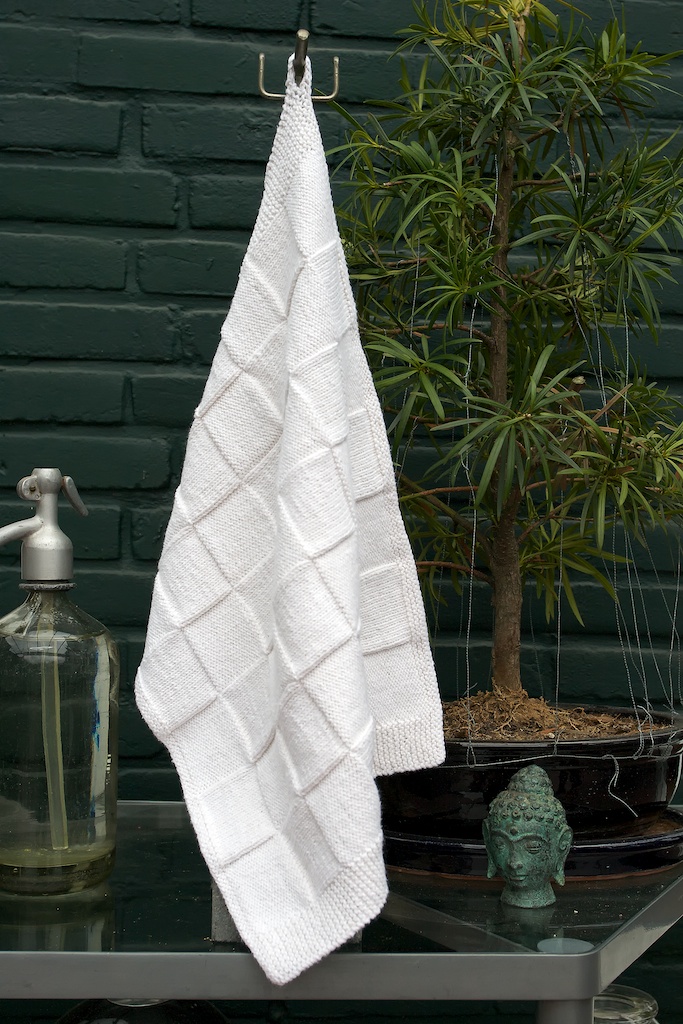 Jeanny's Merklapperie en nog veel meer !: Een gebreide keukenhanddoek.