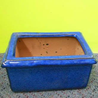 outdoor ceramic pot: VIETNAM OUTDOOR GLAZED CERAMIC RECTANGLE POT