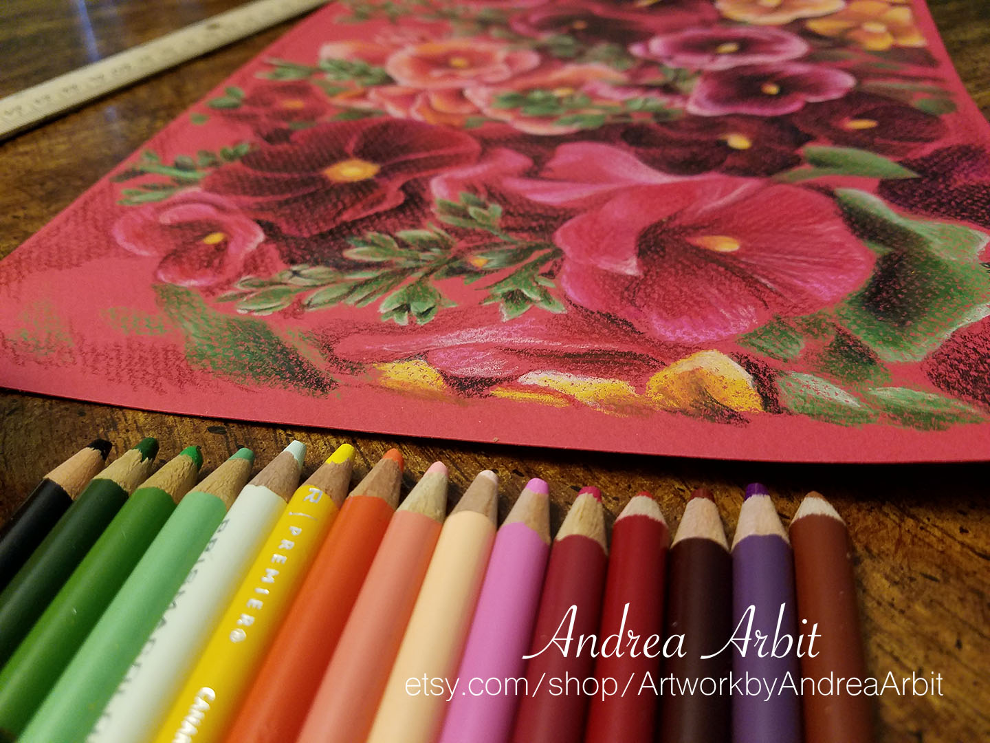 Until the Water Falls: "Ambition" Colored Pencil Drawing