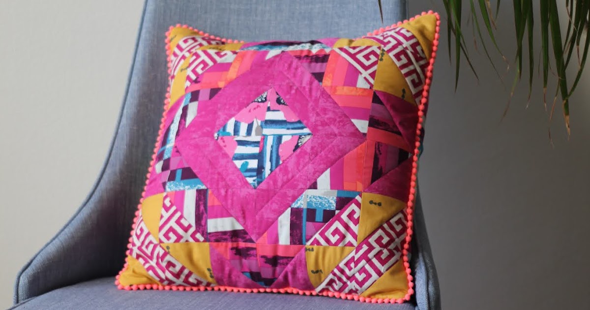 Likeflowersandbutterflies: Dunes quilt block - pillow tutorial