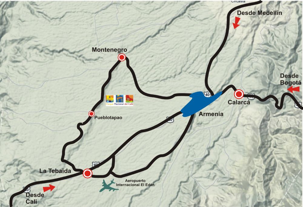 SITIOS TURÍSTICOS DEL QUINDIO: El Parque Nacional Del Café