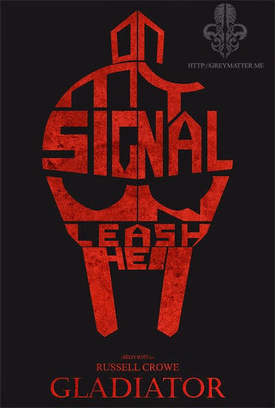 Gladiator movie posters - THE BOOM BOX IN THE PROJECTION ROOM