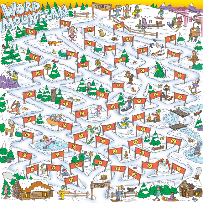 Benny Creations: November's Drawing - Word Mountain