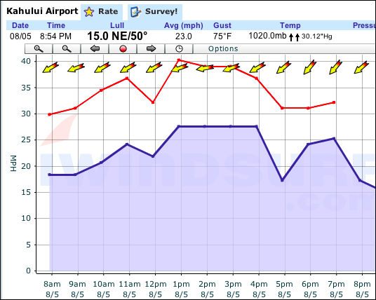 The Windsurf Loop: Kanaha Wind Sensors