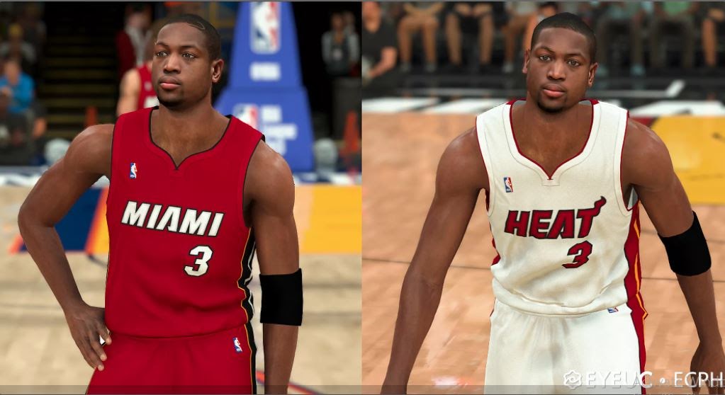 Dwyane Wade Cyberface and Body Model Prime Versions By ECPH [FOR 2K21]