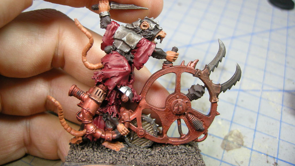 Watching Paint Dry: Skaven Doomflayer WIP