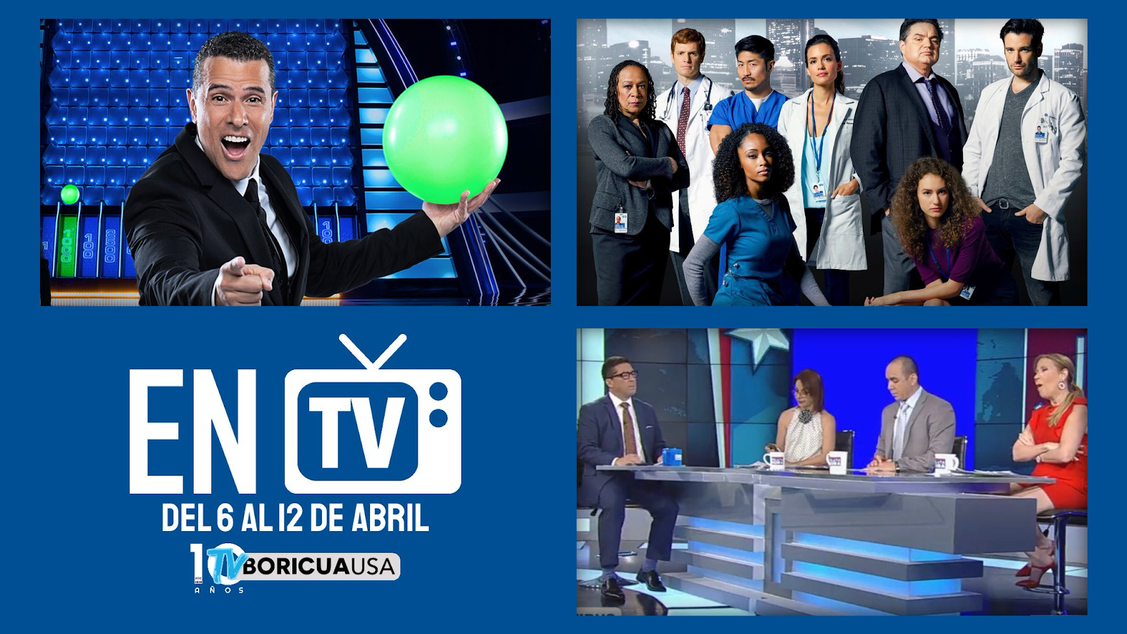 EN TV: Lo que verás esta semana en la televisión local | 6 al 12 de abril